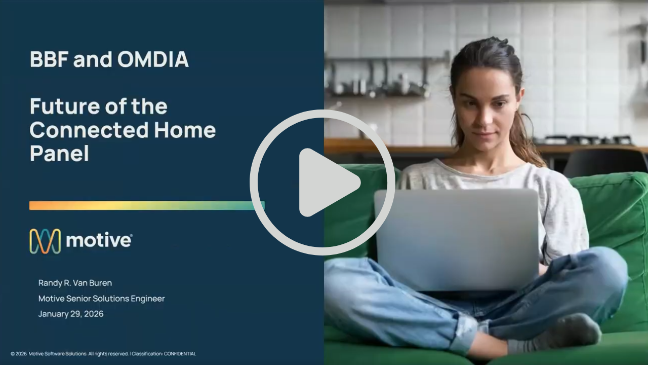The Future of the Connected Home OMDIA Report | Motive